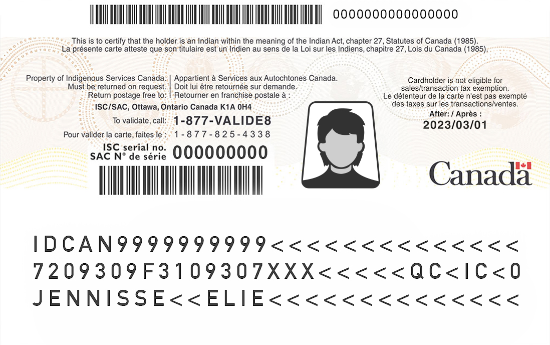 How to confirm registration under the Indian Act as a service provider ...